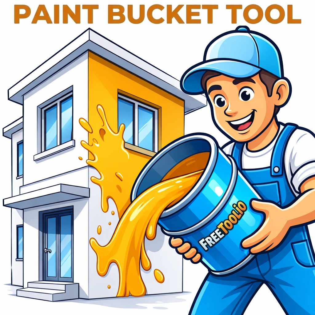 Paint Bucket Tool Online Free - Fill Color in 1 Click
